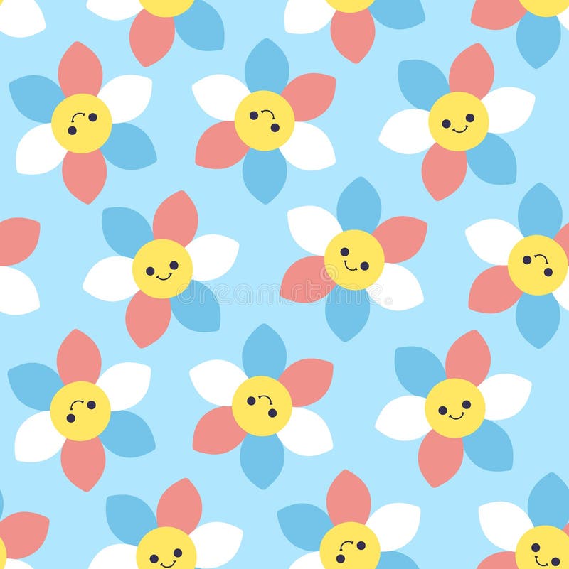 Cute Colorful Flowers Stock Illustrations – 155,159 Cute Colorful ...