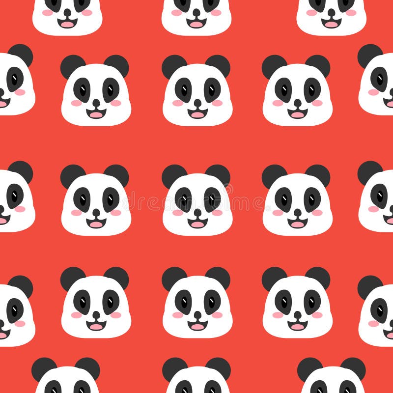 Cute Red Panda Pattern Stock Illustrations – 819 Cute Red Panda Pattern ...