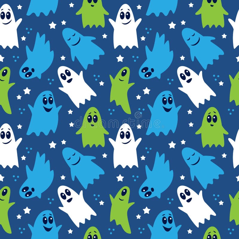 Cartoon Vector Set Friendly Ghosts Stock Illustrations – 130 Cartoon ...