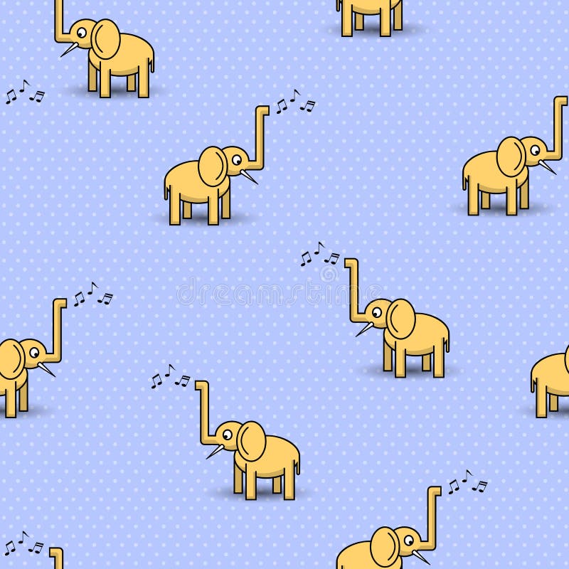 Cute Musical Vector Seamless Pattern, Colorful Hand Drawn Elements ...