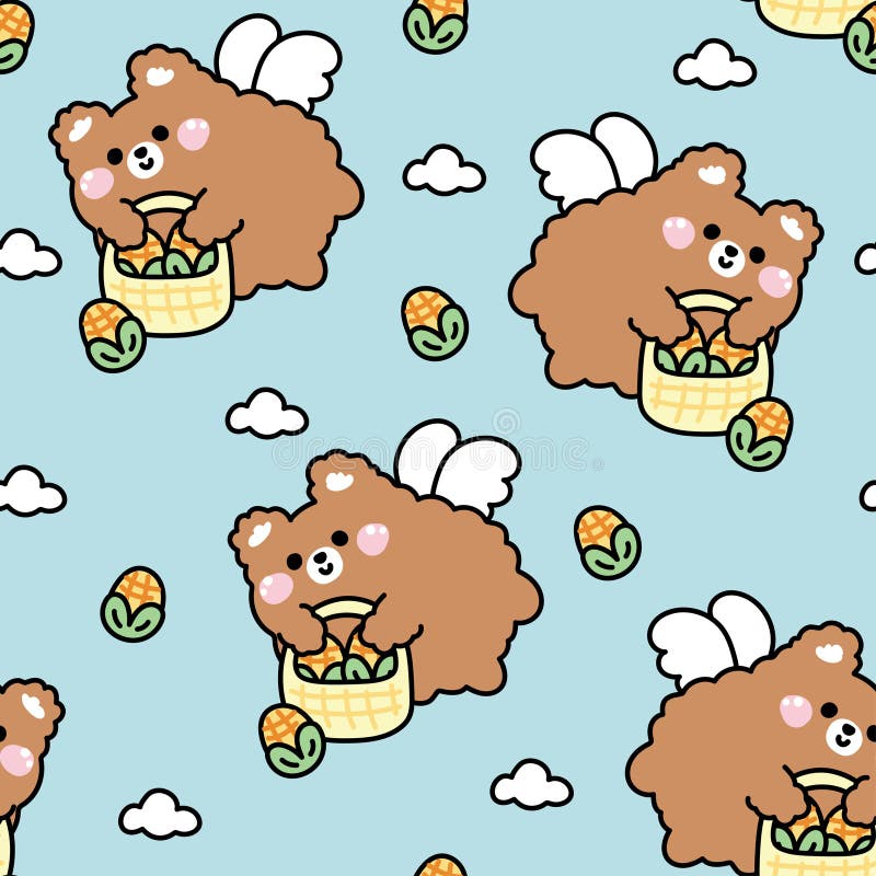 Teddy Bear Angel Baby Cloud Background Stock Illustrations – 19 Teddy ...