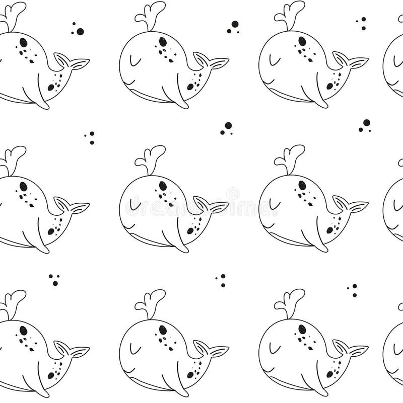 Whale Outline Stock Illustrations – 10,778 Whale Outline Stock ...
