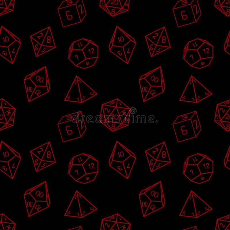 Dnd Dice Pattern Stock Illustrations – 17 Dnd Dice Pattern Stock ...