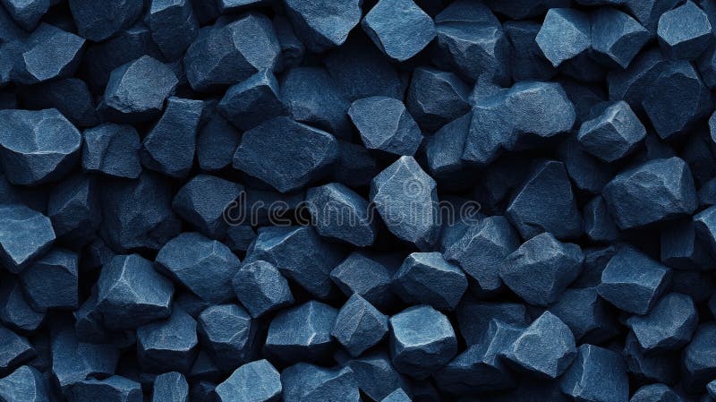 A Seamless Pattern of Dark Blue Stone Blocks Creates a Sophisticated ...