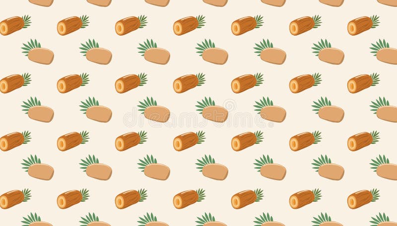 Seamless Pattern with Dates. Vector Illustration in Flat Style Stock ...