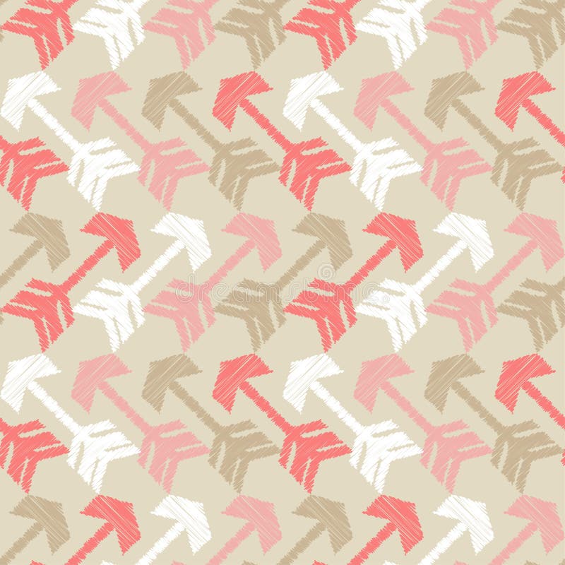 Arrow. Hatching technique stock vector. Illustration of blueprint ...