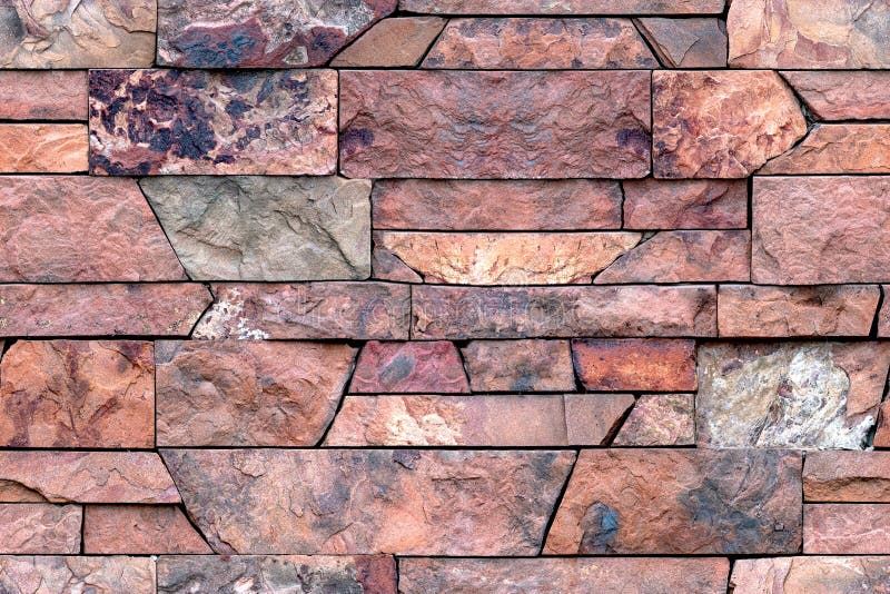 Seamless Pattern of Decorative Granite Tiles. Stone Wall Pattern for ...