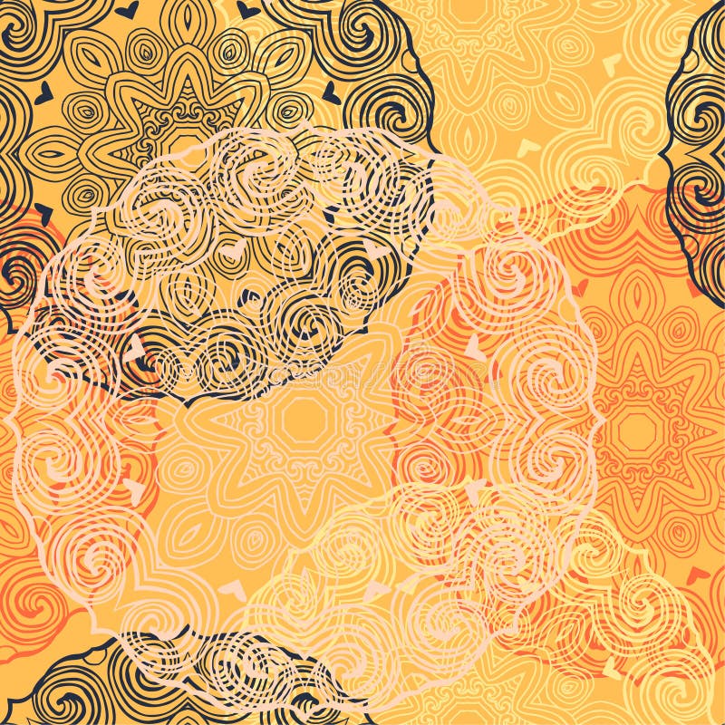 Seamless Pattern. Decorative Ornamental Pattern in Beautiful Colors ...