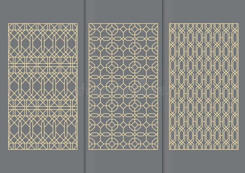 Seamless Pattern for Decorative Panels. Stock Vector - Illustration of ...