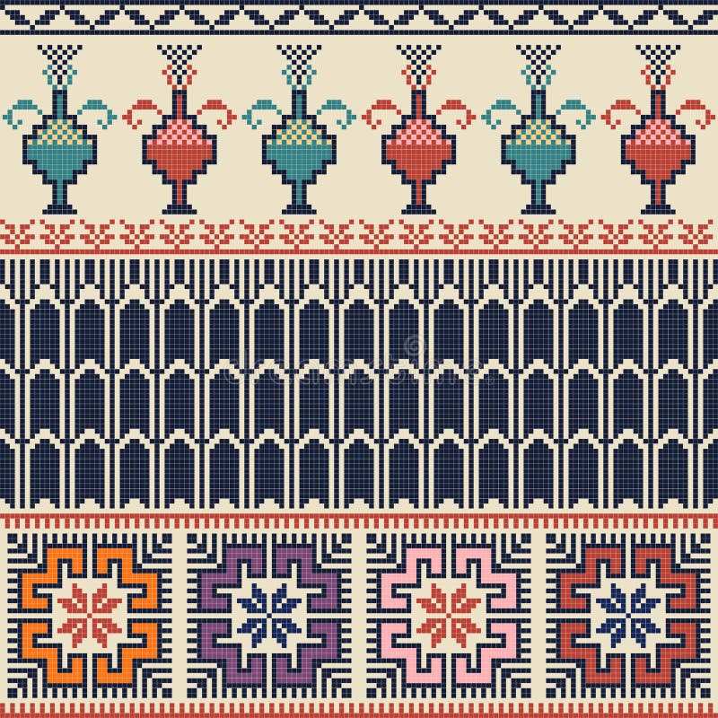 Palestinian design element stock vector. Illustration of fashion ...