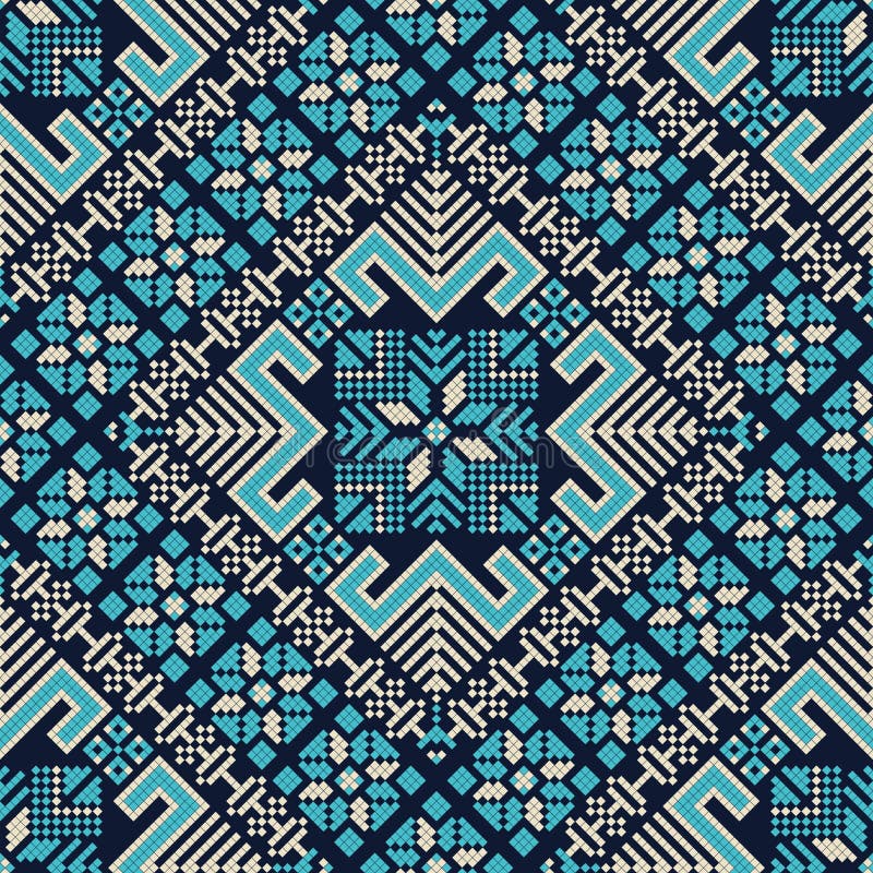 Palestinian Embroidery Pattern Stock Vector - Illustration of ...