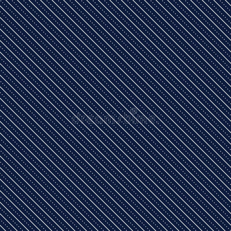 Seamless Pattern with Diagonal Lines on Blue Background Stock Vector ...