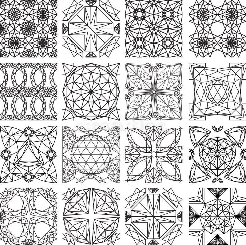Seamless Pattern from Diamond Cutting Stock Vector - Illustration of ...