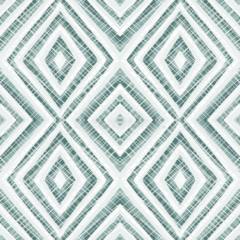 Vector Geometrical Diamond Shapes Seamless Pattern Repeat Stock Vector ...