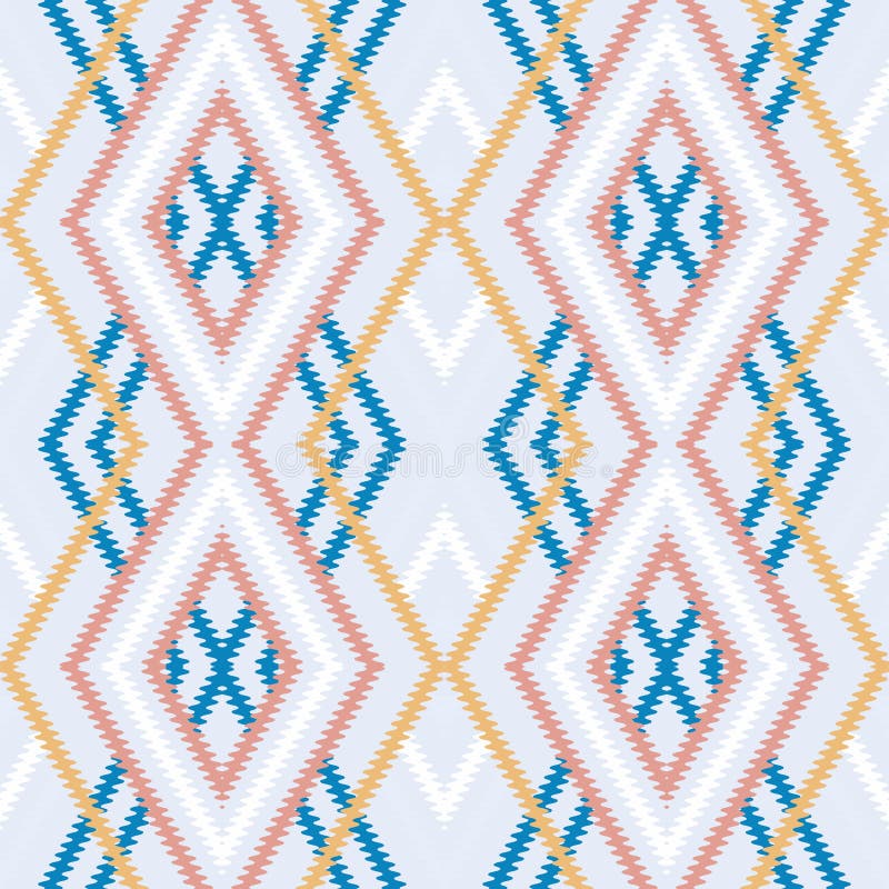 Seamless Pattern of Diamonds and Lines. Stock Vector - Illustration of ...