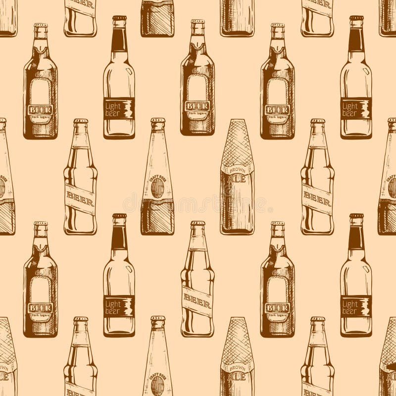 Bottles of Alcohol. Distilled Beverage Stock Vector - Illustration of ...