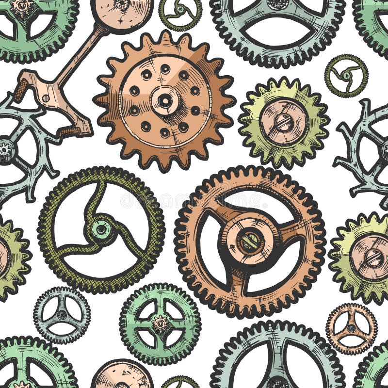 Gears Sketch Stock Illustrations – 3,319 Gears Sketch Stock ...
