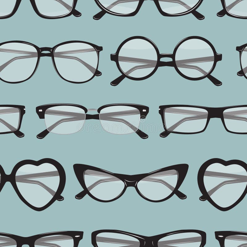 Different Eyeglasses Pattern Stock Illustrations – 252 Different ...