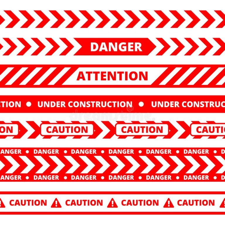 Red Danger Tape Stock Illustrations – 2,722 Red Danger Tape Stock ...