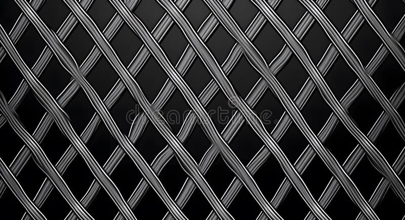 Abstract Geometric Pattern Chainmail Silver Foil Stock Illustration ...