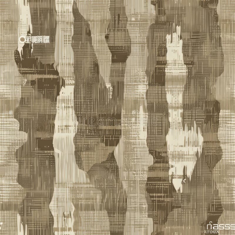 Seamless Pattern, Distressed Fabric Texture, Muted Color Palette ...