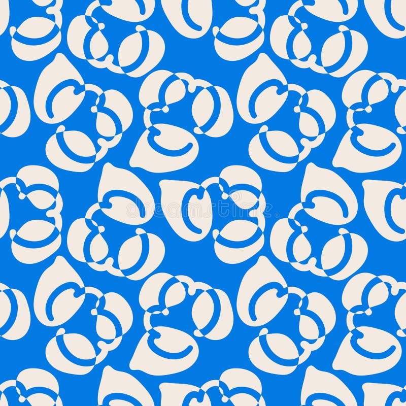 Seamless Pattern with Doodle Clouds Vector Illustration Stock Vector ...