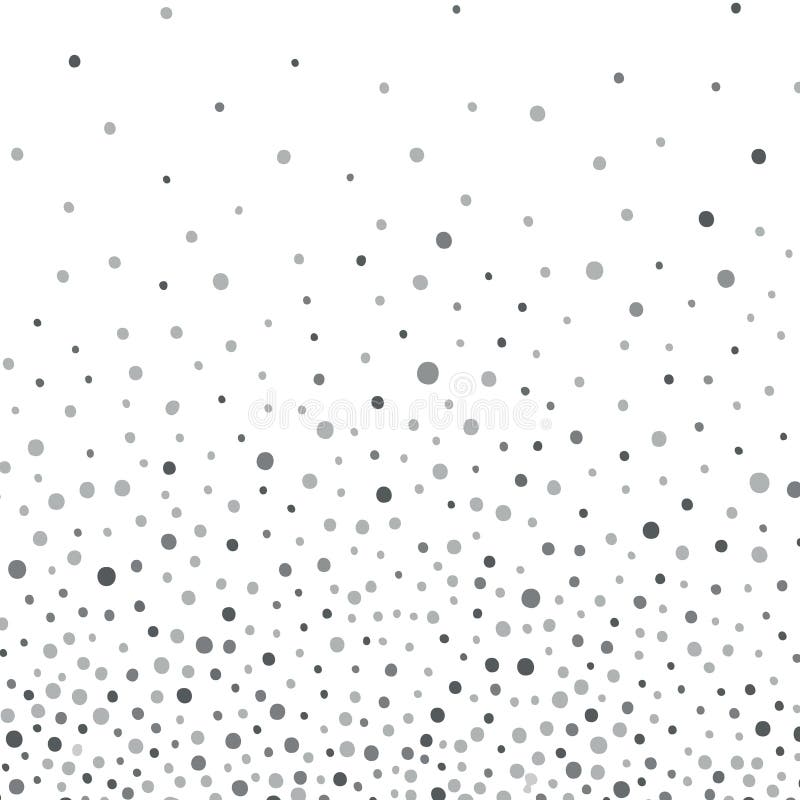 Seamless Pattern with Doodle Dots 06 Stock Illustration - Illustration ...