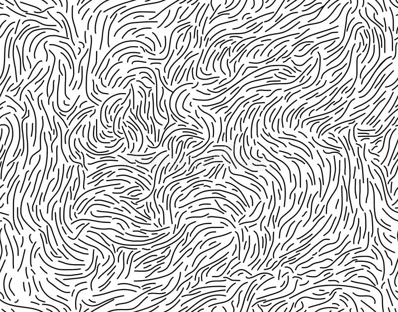 Seamless Pattern Doodle Sketch Line Drawing Stock Vector - Illustration ...