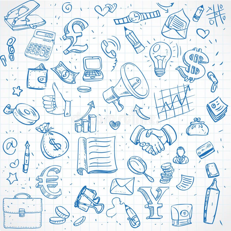 Economy Seamless Doodles Stock Illustrations – 72 Economy Seamless ...