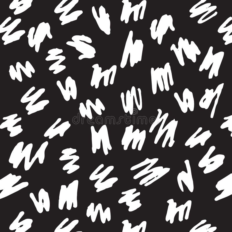 Doodles Texture Elements. Vector Hand Drawn Artistic Stock Vector ...