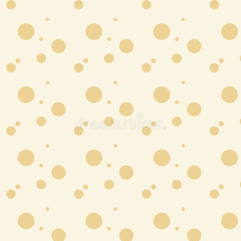 Seamless Pattern of Dots on a Beige Background . Vector Illustration ...