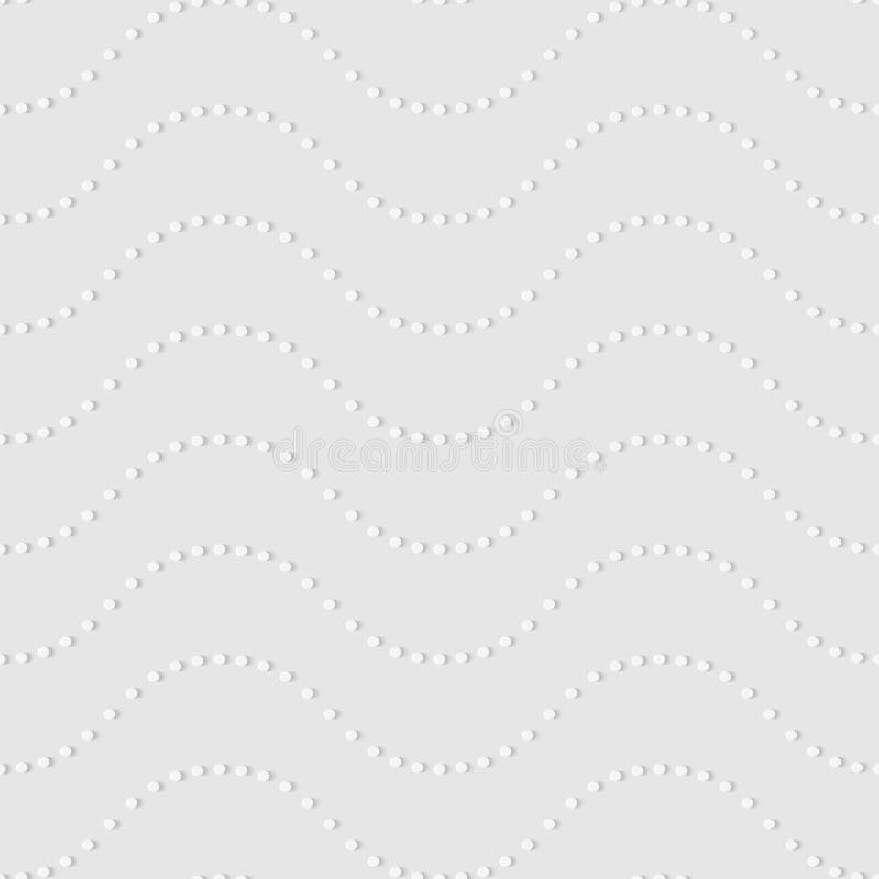 Seamless Pattern of Dots. Soft Dotted Background. Beautiful Wavy Stock ...