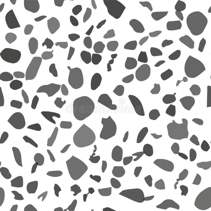 Seamless Pattern with Dots, Uneven, Irregular Circles, Spots, Vector ...
