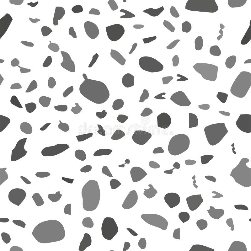 Seamless Pattern with Dots, Uneven, Irregular Circles, Spots, Vector ...