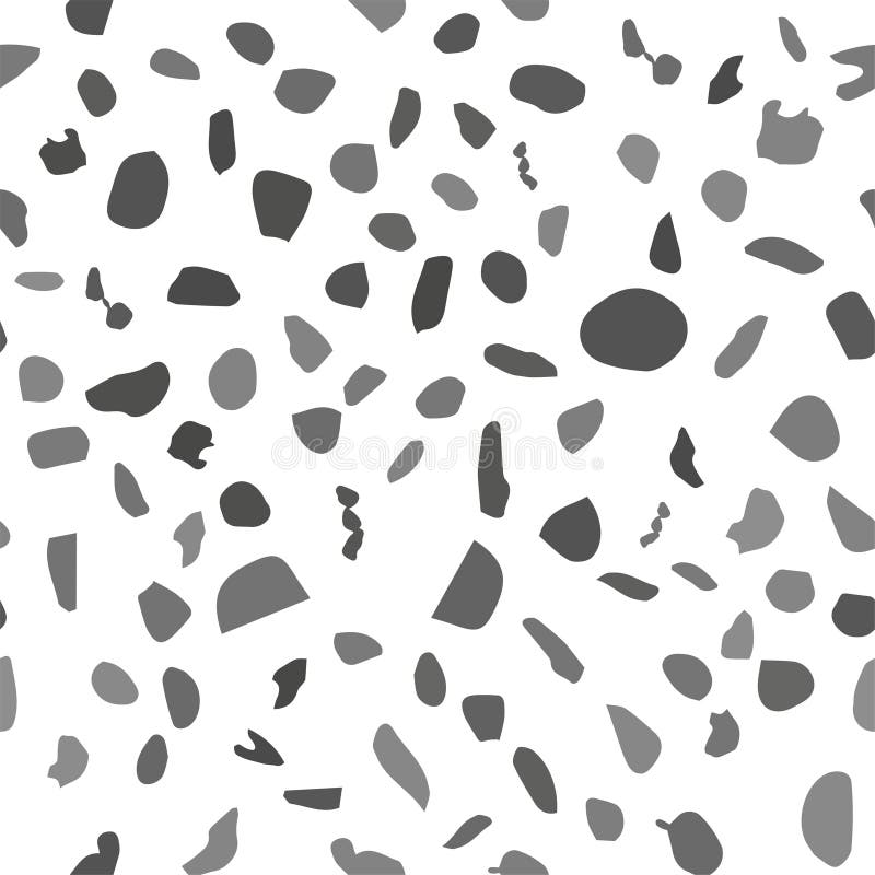 Seamless Pattern with Dots, Uneven, Irregular Circles, Spots, Vector ...