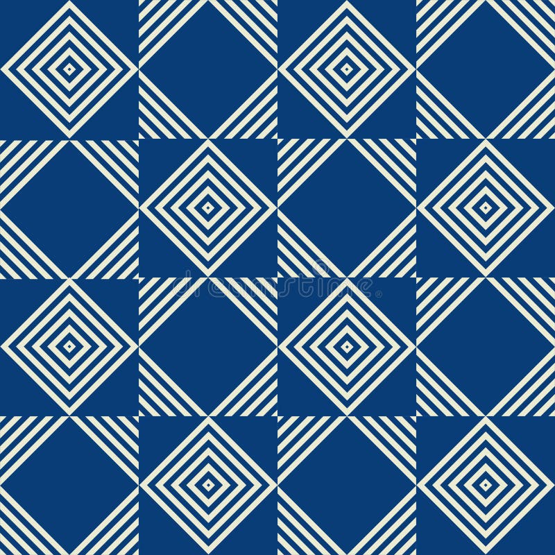 Abstract Modern Square Pattern Design of Seamless Background. Stock Vector - Illustration of ...