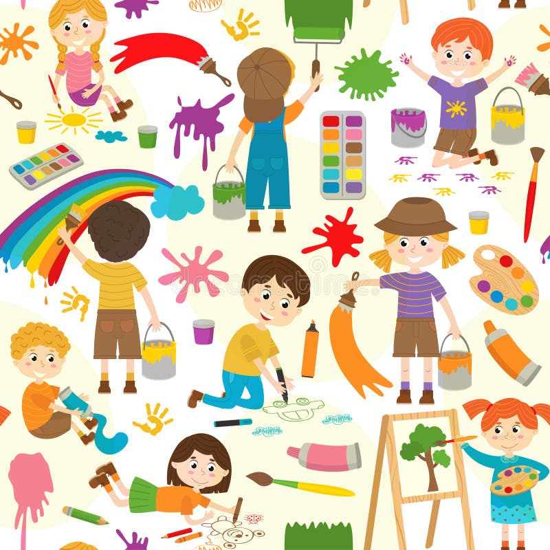 Artist Creative Boy Vector Character Stock Illustrations – 1,603 Artist ...