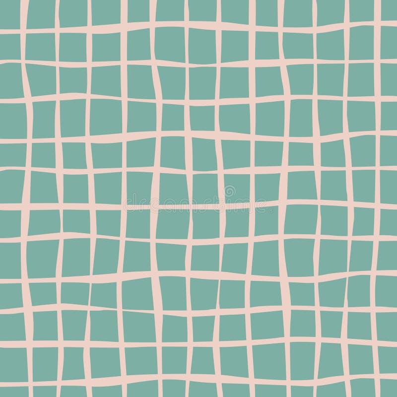 Seamless Pattern Drawing Lines Green Background Vector Stock Vector ...