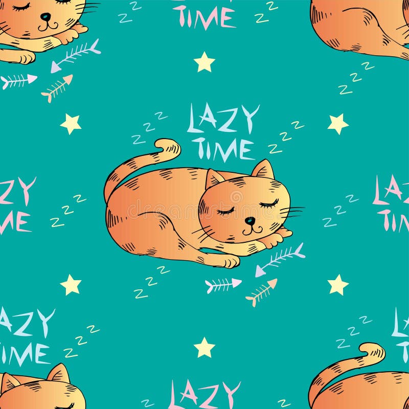 Sleepy Time Wallpaper Stock Illustrations – 149 Sleepy Time Wallpaper ...