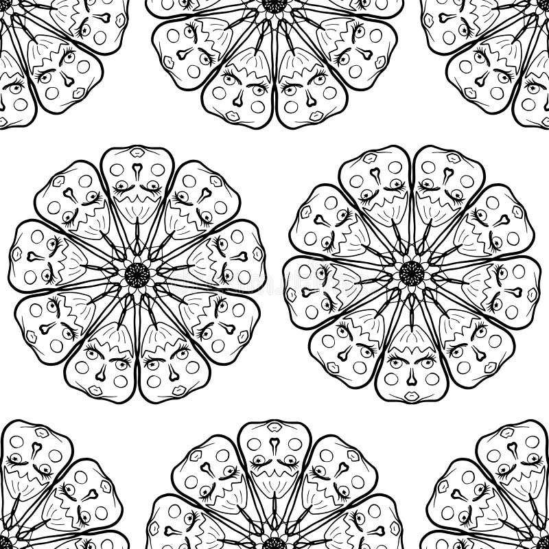 Seamless Pattern of Drawings. Vector Stock Illustration Eps10 Stock ...