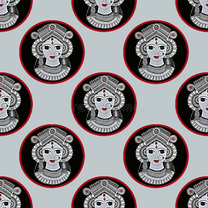 Durga Pattern Stock Illustrations – 622 Durga Pattern Stock ...