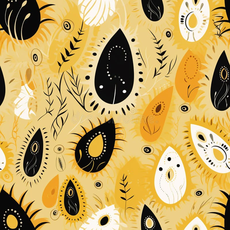 Seamless Pattern. Easter Texture in the Style of Salvador Dali. Stock ...