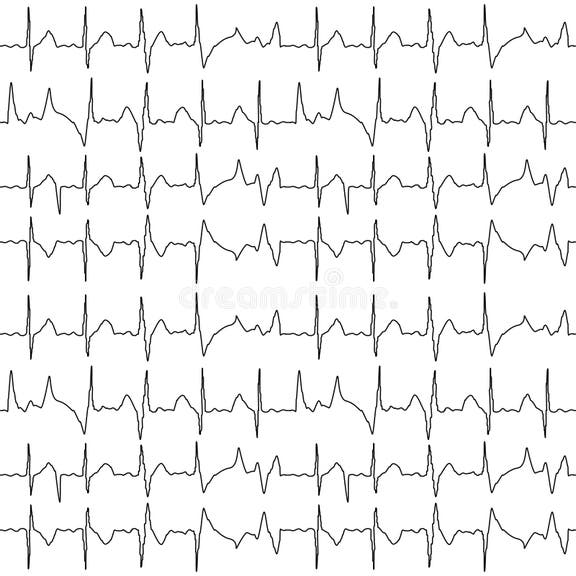 Seamless Ekg Pattern Stock Illustrations – 411 Seamless Ekg Pattern ...