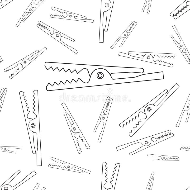 Alligator Clips Stock Illustrations – 42 Alligator Clips Stock ...