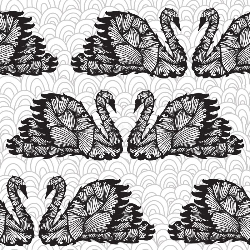Seamless pattern stock vector. Illustration of bird, design - 37141189