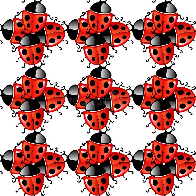 Ladybug Symmetry Stock Illustrations – 108 Ladybug Symmetry Stock ...