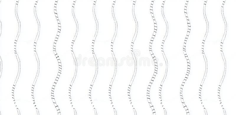 A Seamless Pattern with Embroidery Stitches and Sewing Seams. Set of ...