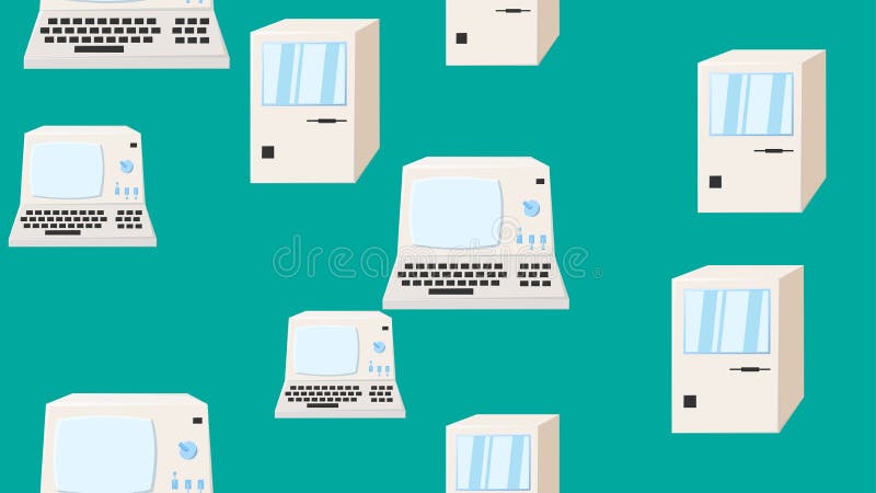 Endless computer network stock vector. Illustration of blue - 43400142