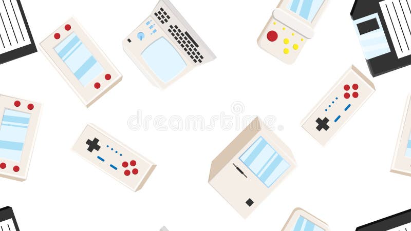 Computer Consoles Stock Illustrations – 606 Computer Consoles Stock ...