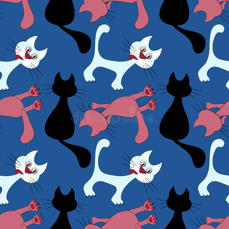 Seamless Pattern, Endless Texture on a Square Background - Stylized ...